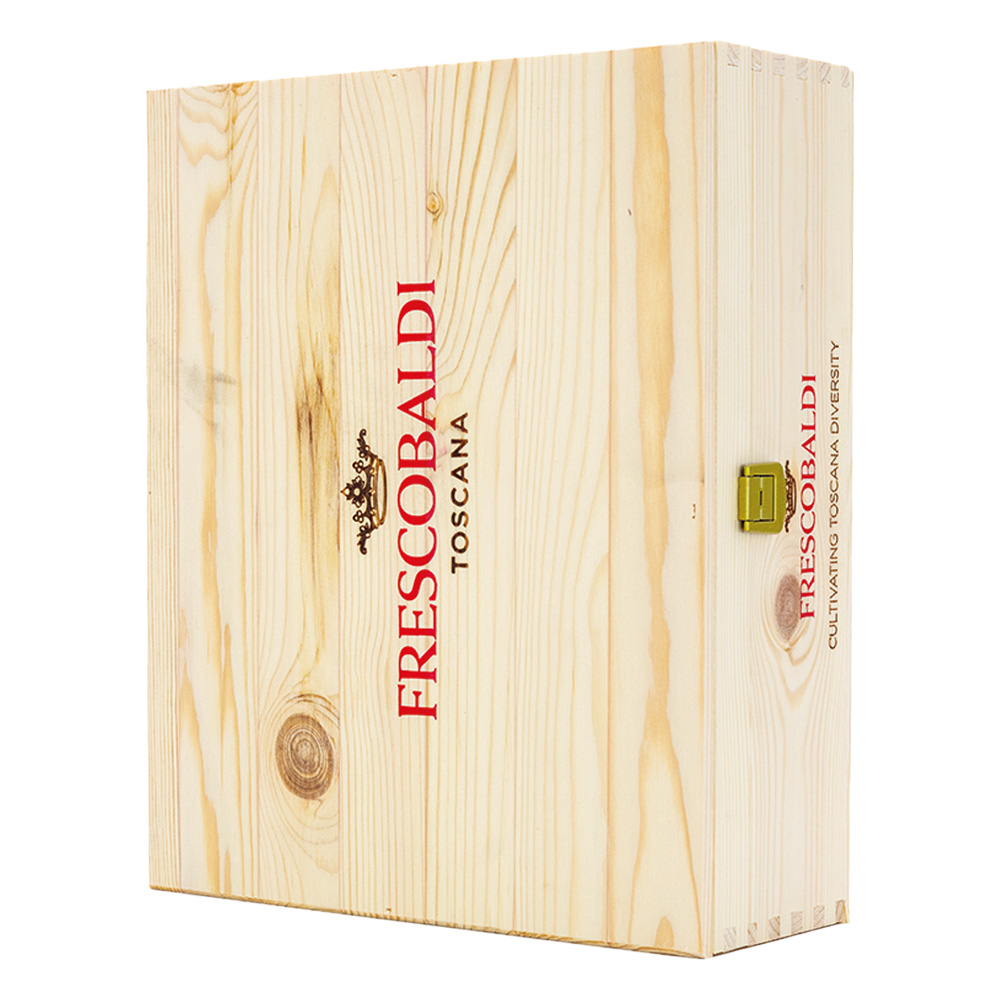 Frescobaldi Cassetta Regalo in legno per 4 Bottiglie (vuota) | EnoArt Enoteca Online